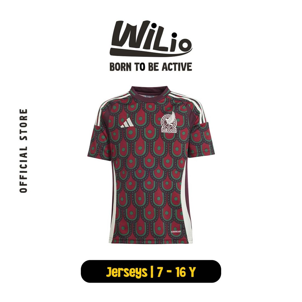 Adidas Mexico Fmf H Jsy Y IP6364 - Children's Jersey (Multicolor ...