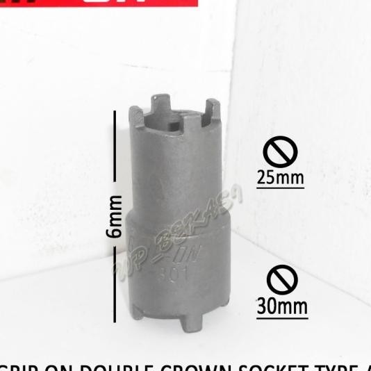 Type A Crown Lock Clutch Nut Double Crown Soet A Grip On Honda | Shopee ...
