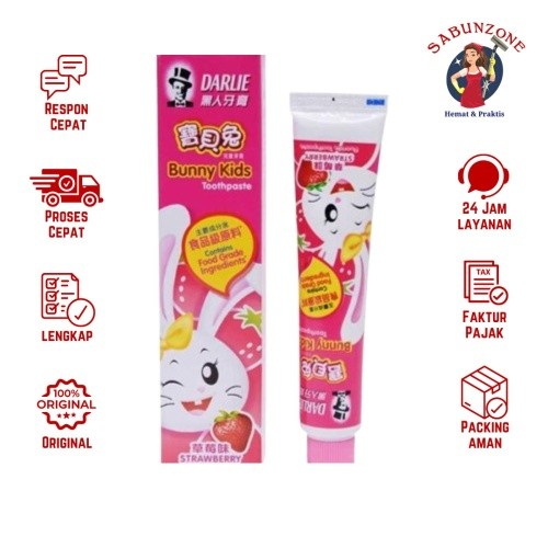 Darlie Kids Junior Strawberry Children's Toothpaste 40 gr | Shopee Malaysia