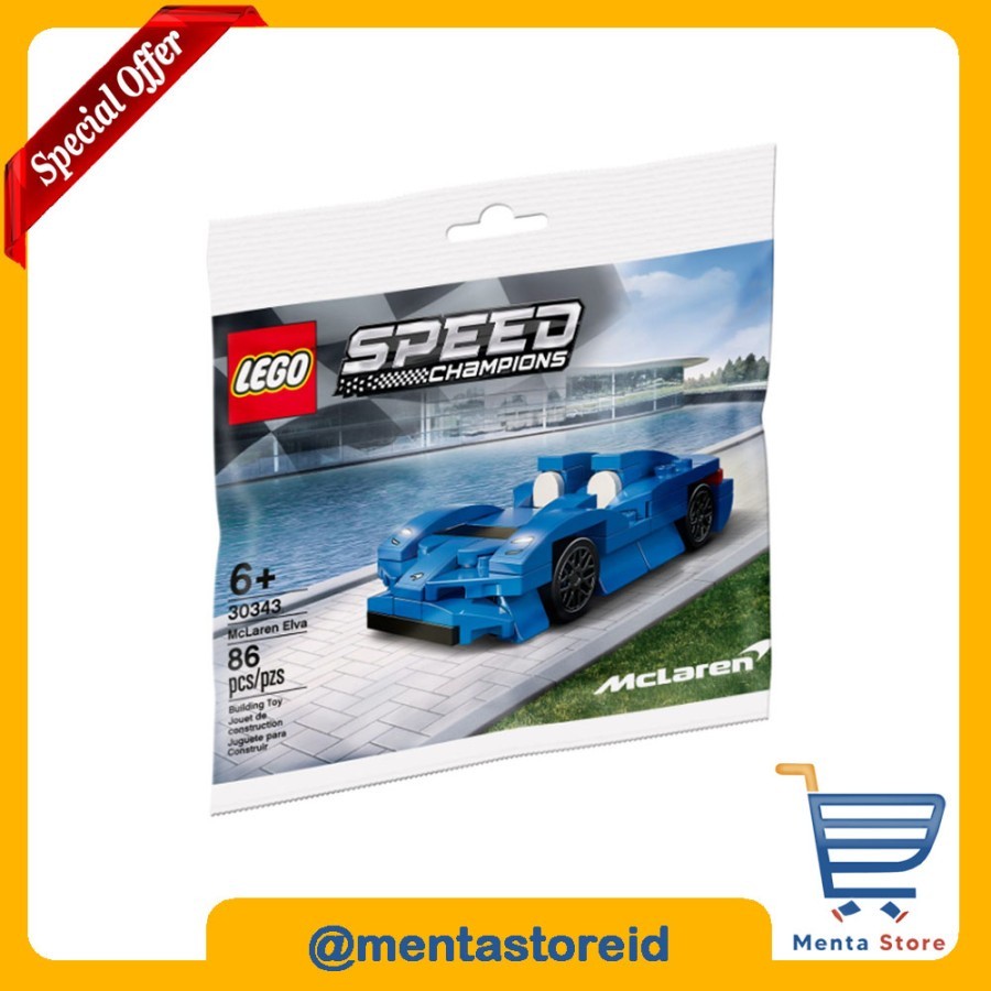 Lego Speed Champions 30343 Polybag McLaren Elva | Shopee Malaysia