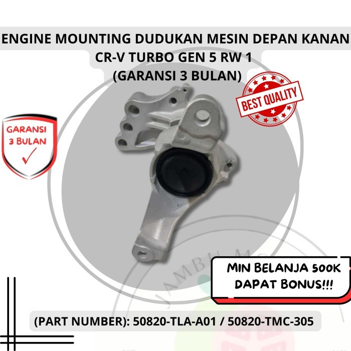 MESIN ENGINE MOUNTING FRONT ENGINE MOUNTING RIGHT CR-V TURBO GEN 5 RW 1 ...
