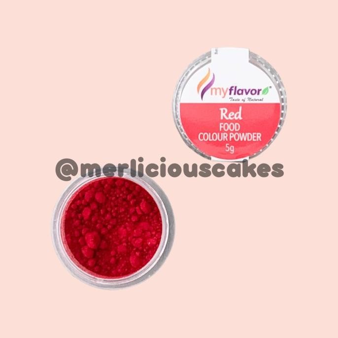 Red Food Color Powder My Flavor Food Coloring Powder 5 Grams KGS ...