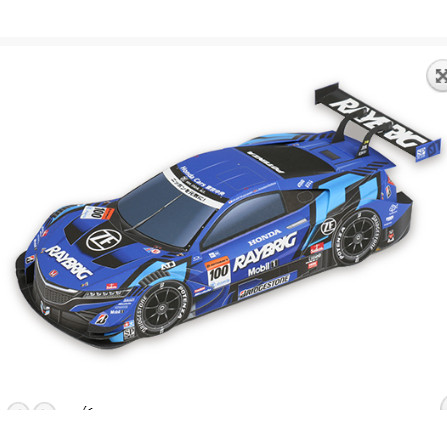 Car F1 2018 RAYBRIG NSX-GT 100 Diorama papercraft paper craft miniature ...