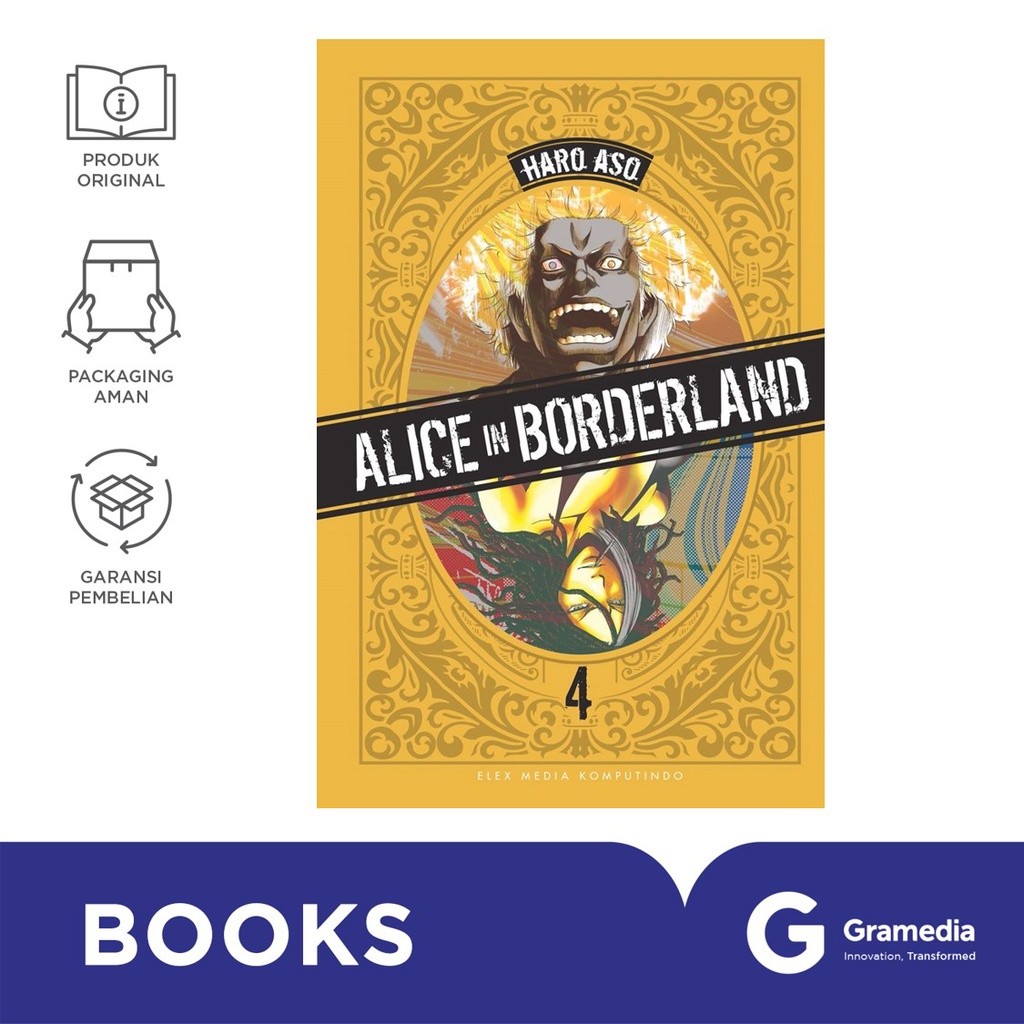 Alice In Borderland Vol. 04 (HARO ASO) | Shopee Malaysia