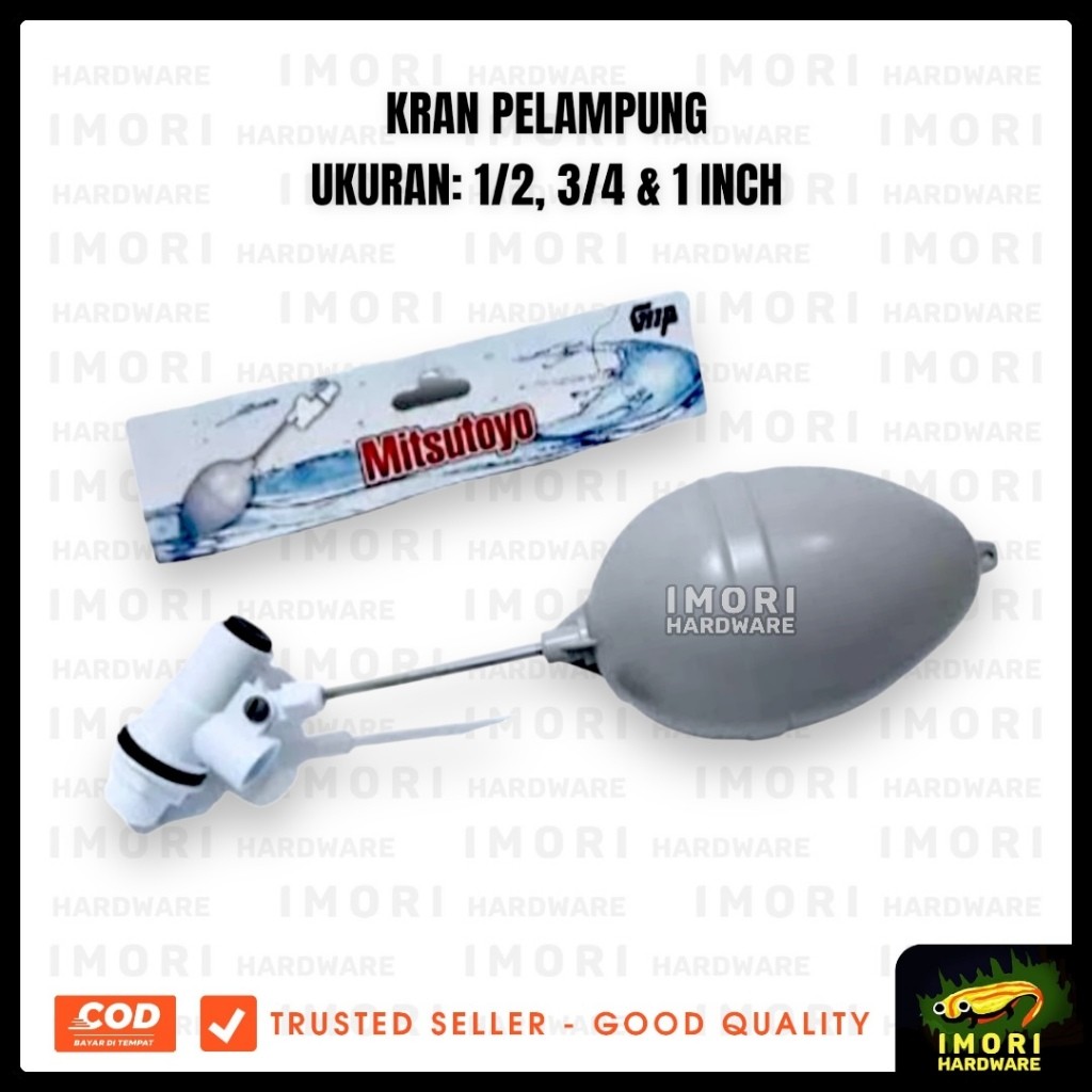Mitsutoyo PVC Float Faucet 1/2 3/4 1" inch Toren Floater Tank | Shopee ...
