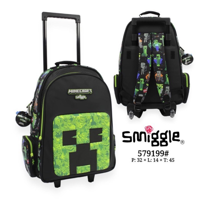 Smiggle minecraft minecraft double decker backpack smiggle wallet ...