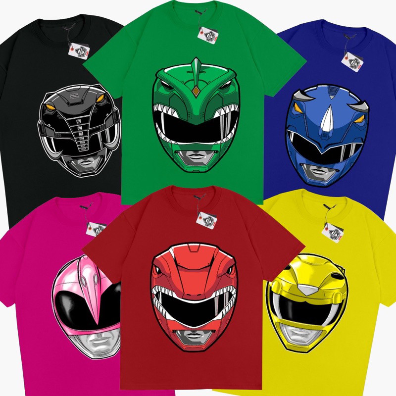 Power Rangers T-shirts for Adults and Children Original Mighty Morphin ...