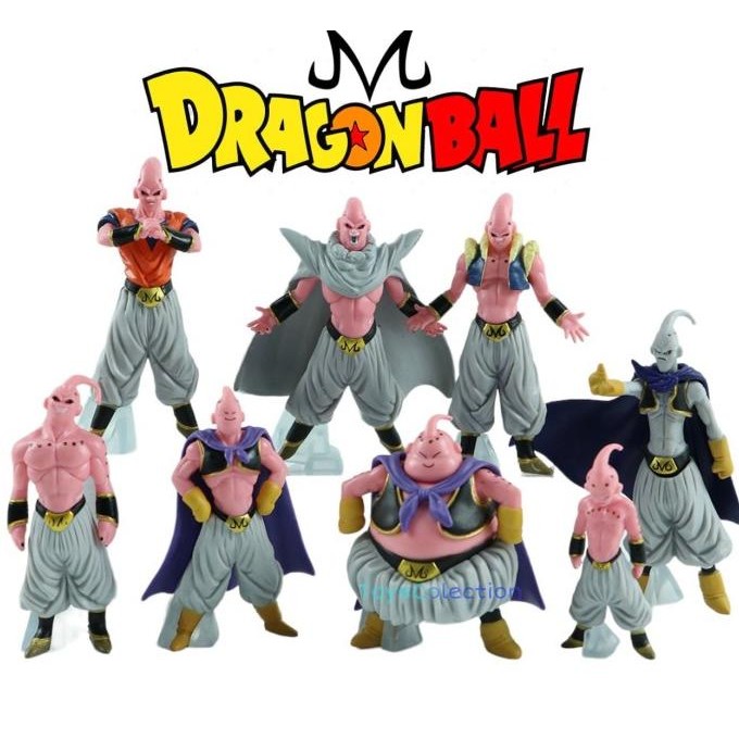 Figure SET ACTION FIGURE DRAGON BALL BUU SUPER SAIYAN SET 8 PCS CAKE ...
