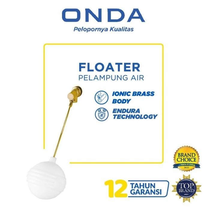 ONDA Automatic Float Water Toren Tank Brass Ball ONDA Plastic Water ...