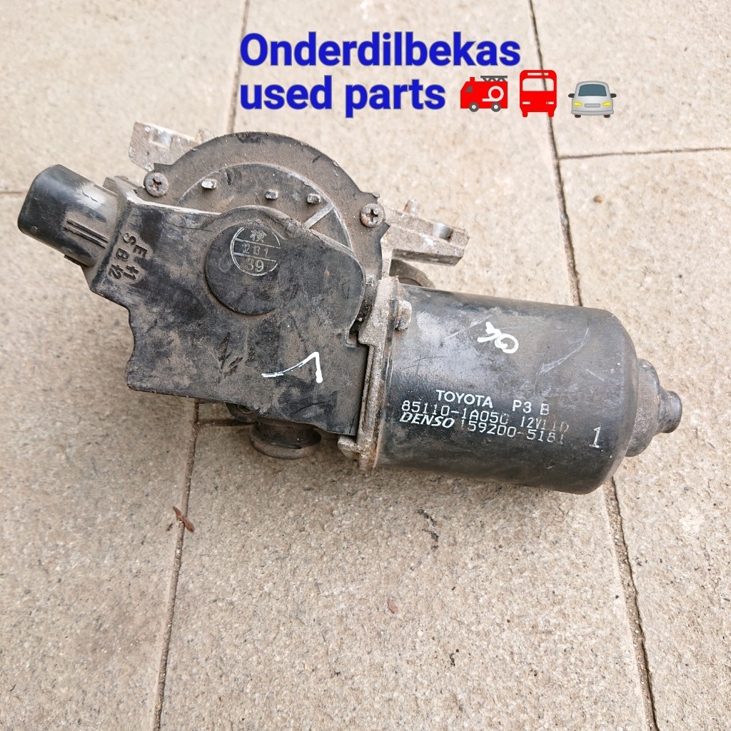 Toyota Corolla Runx Engine Model 1NZFE Front Wiper Motor Wiper dynamo ...