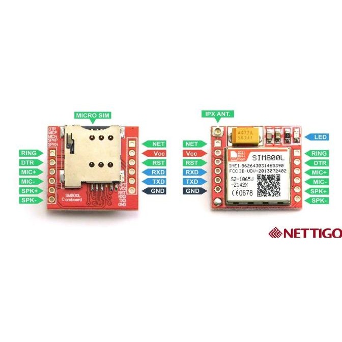 Sim800l 800 L GSM GPRS MICRO SIMCARD 2 ANT MODULE (ARDUINO SMS MODULE ...