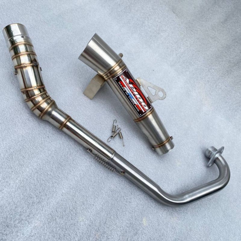 Tambutso SUPER OPEN SPEC pipe canister APIDO set ellbow pipe 51mm for ...