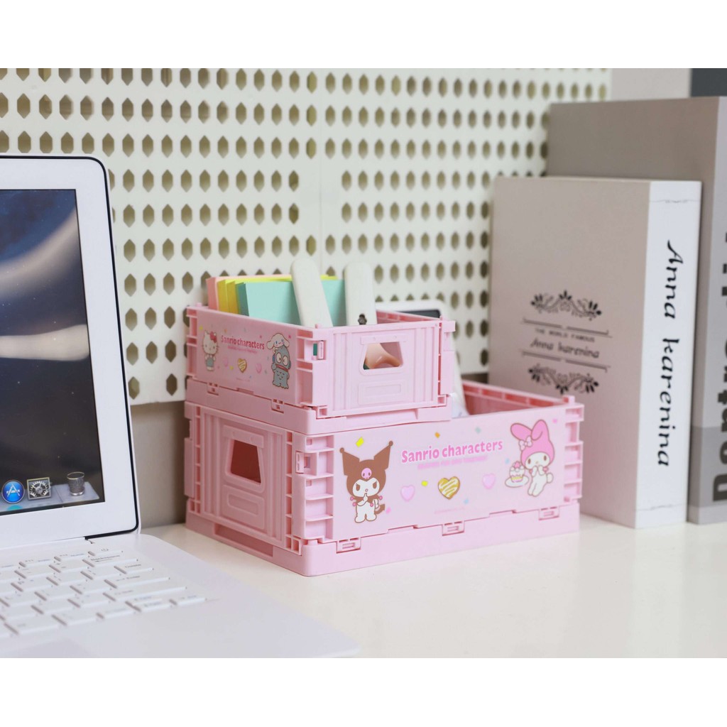 Official Reseller Miniso Sanrio Sanrio Storage Large Collapsible Rack ...