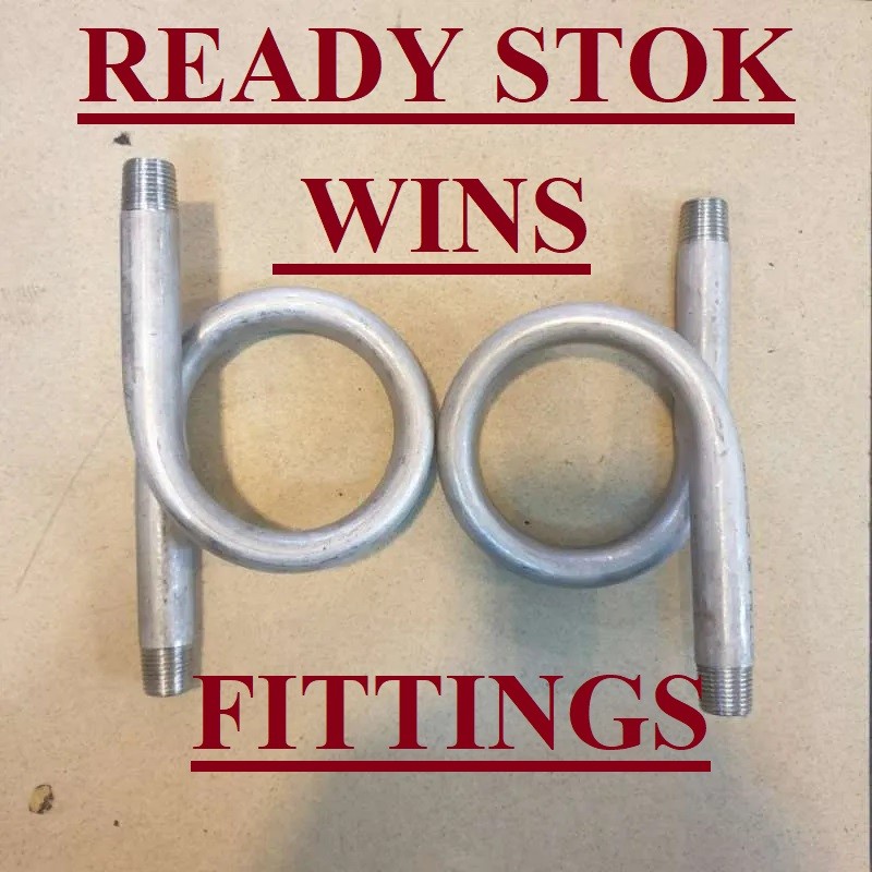 Siphon pipe SS 1/2" O type pipe Siphon Stainless 304 0.5" siphon shipon ...
