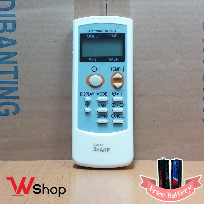 Sharp Ac Remote/Remote - Air Conditioner Remote Control - Kws | Shopee ...