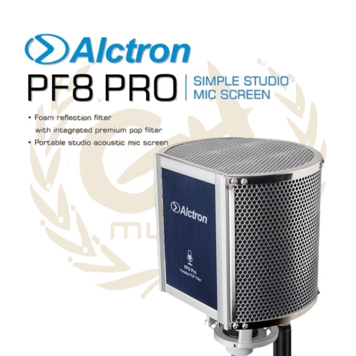 Alctron PF8 PRO PROFESSIONAL VOCAL BOOTH WITH POP FILTER | Shopee Malaysia