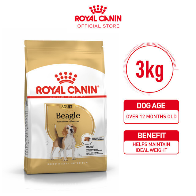 Royal Canin Beagle Adult (3kg) Dry Adult Dog Food - Breed Health ...