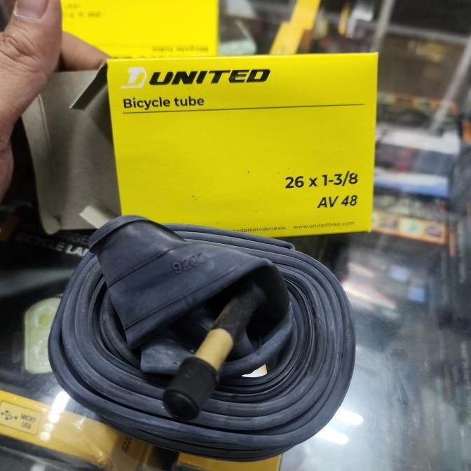 Inner tube 26 x 1 3/8 jengkie United av 48 long valve jengkie inner ...