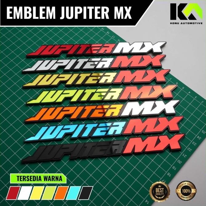 Jupiter MX EMBLEM JUPITER MX embossed STICKER MOTORCYCLE EMBLEM ...