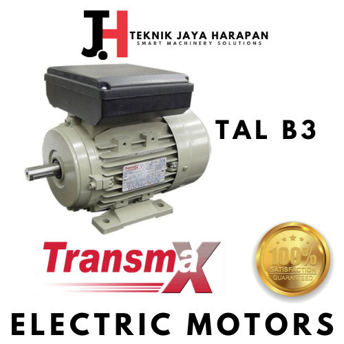ELECTRIC DYNAMO MOTOR TRANSMAX TAL 4P 0,75KW 1HP 1 PHASE SINGLE PHASE ...