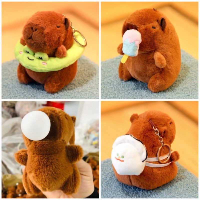 GANTUNGAN Import Bangk0k! Imported BKK Bag Keychain Capybara Doll ...