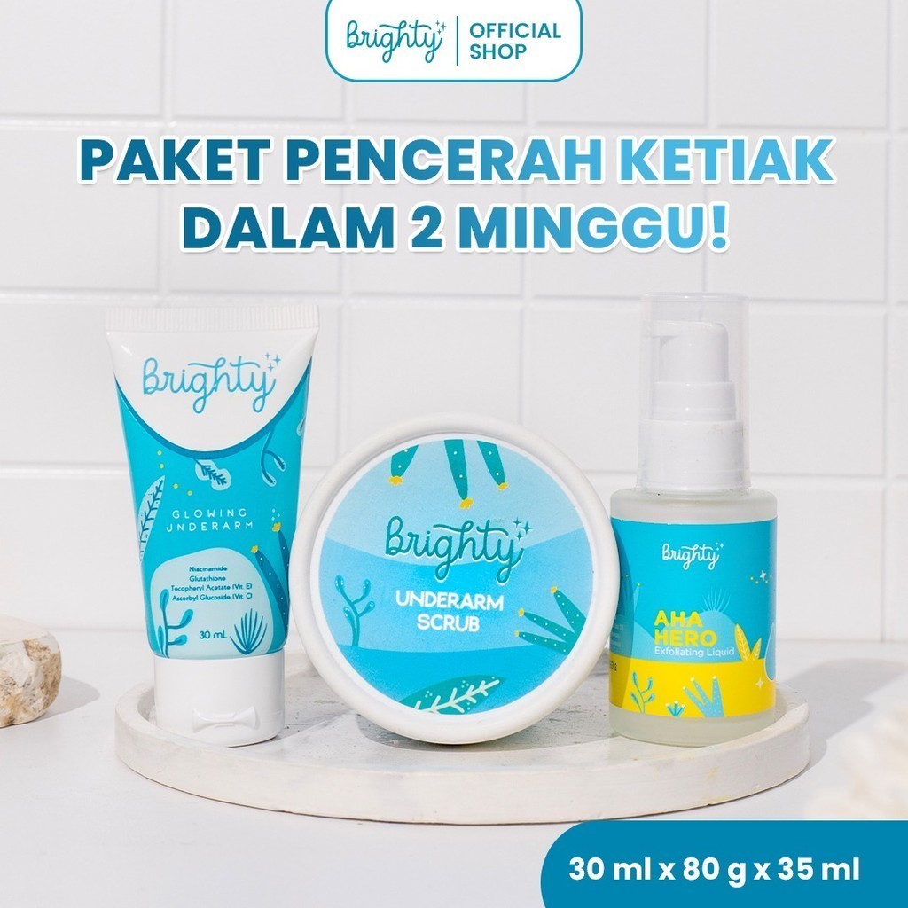 Brighty Aha Hero Serum X Glowing Underarm X Underarm Scrub The Best ...