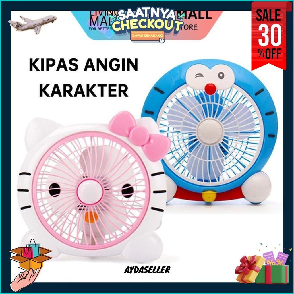 10 Inch Character Fan Electric Table Fan Viral Table Fan | Shopee Malaysia