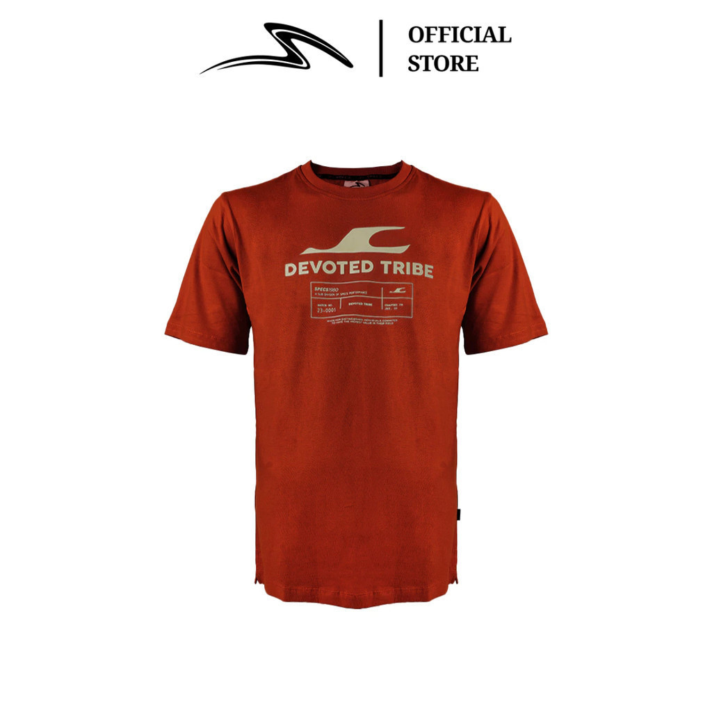 MERAH Specs DEVOTED TRIBE REGULAR TEE (M) BRICK RED SPE120000013 ...