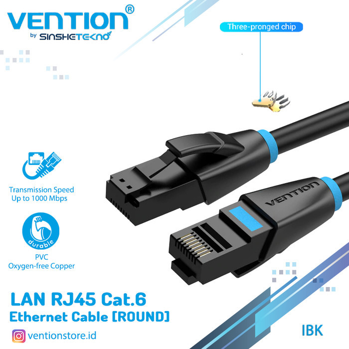 Vention 20m Lan Cable Cat6 Cat.6 UTP Ethernet Patch Cord Cable | Shopee ...