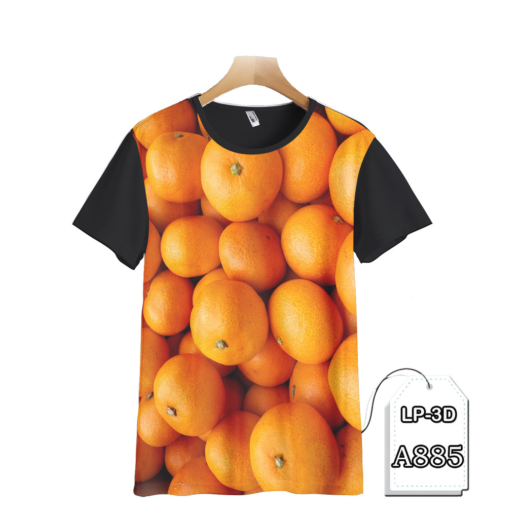 Unique Sunkist Orange Fruit Motif Clothes 3D Printed Men's and Children ...