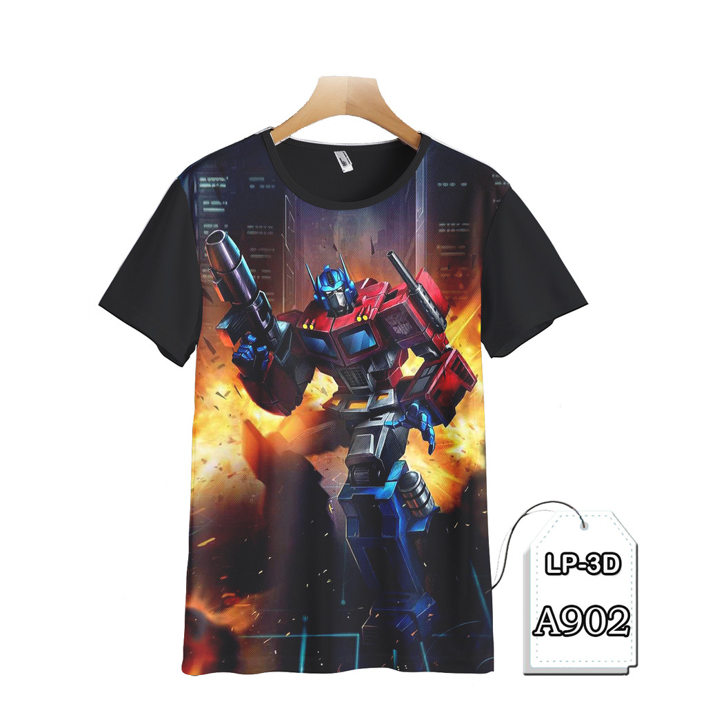 Transformers Optimus Prime T-shirts for Children and Adults with 3D ...