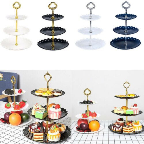Detachable Cake Stand Display 3 Tier Stacking Cake Rack - CF431 ...