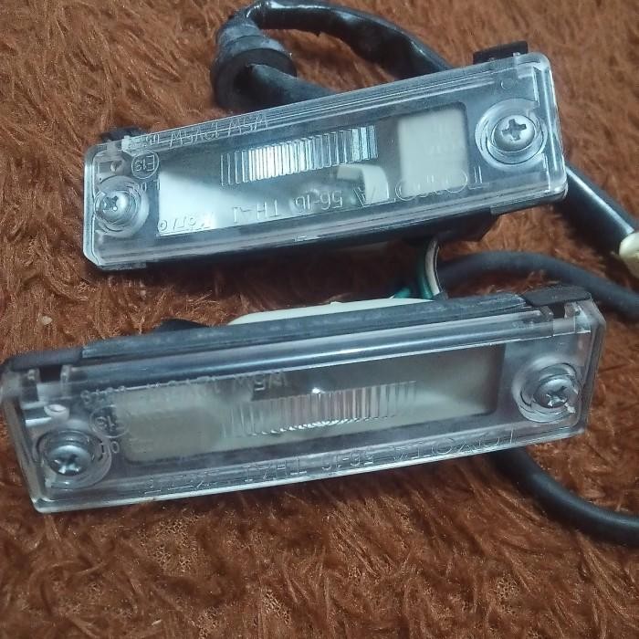 Original Premium old Innova/Fortuner rear number plate light | Shopee ...