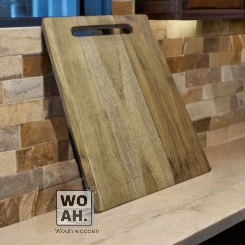 KAYU Genuine Teak Wood Cutting Board, Premium Box Model, Size 40x25x1 ...