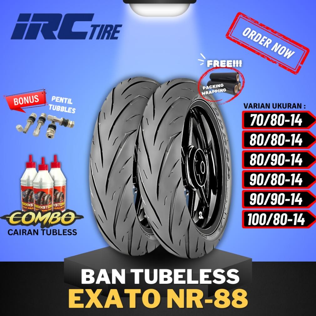 Sa-324 IRC TIRE TUBELESS RING 14 RING 17 / IRC ECOTRAX NR96 TIRE / IRC ...