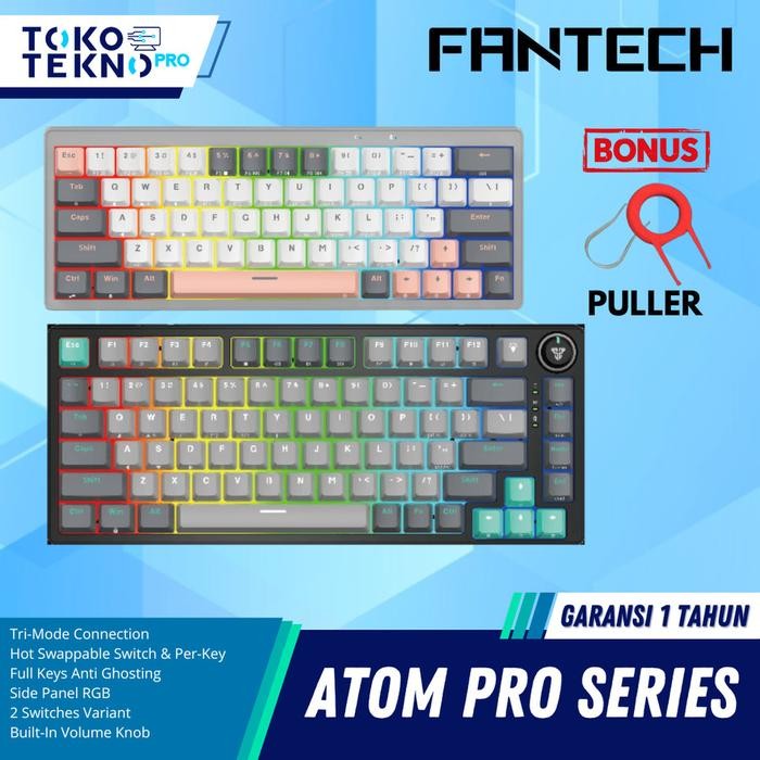Fantech ATOM PRO 63/83/96 SERIES Wireless Keyboard Mechanical Gaming ...