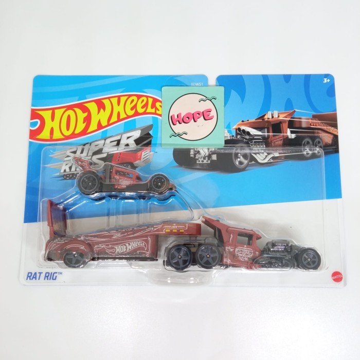 Hot WHEELS SUPER RIGS RAT RIG DIECAST TRAILER ORIGINAL MATTEL | Shopee ...