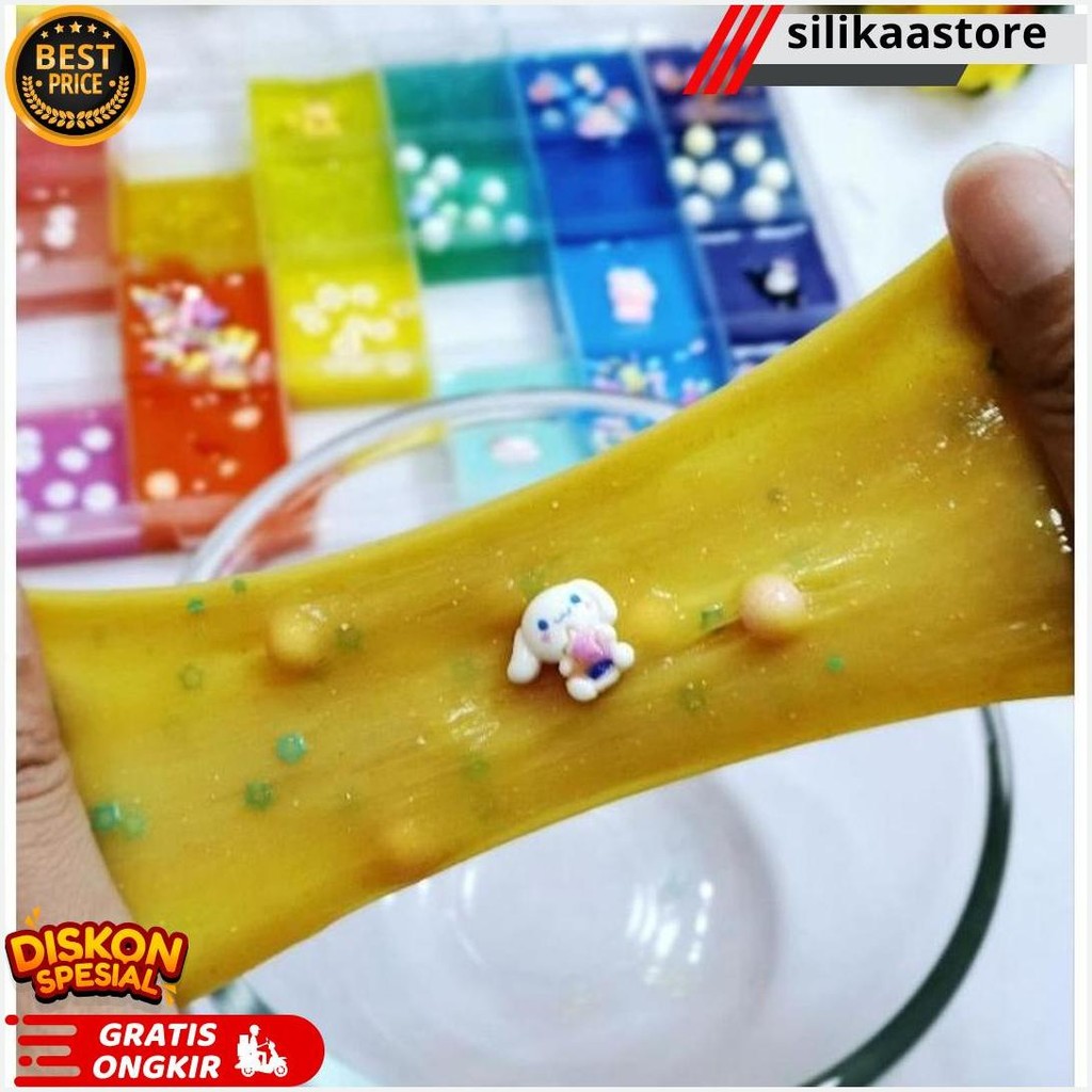 Sanrio Slime Palette Educational Toys 24 Pcs 10 Pcs Colorful Glitter ...