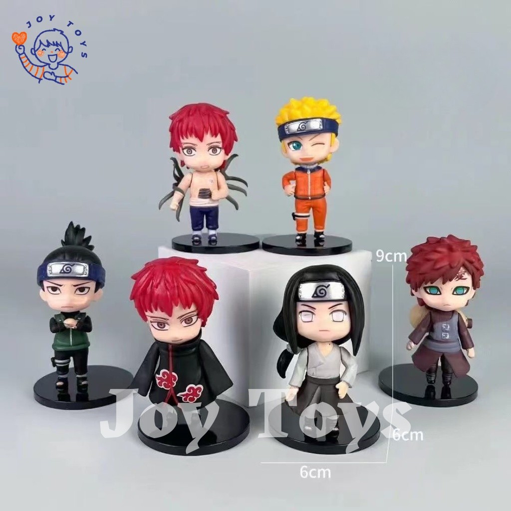 NARUTO SASORI CHIBI 9CM 6 PCS 120 NARUTO SHIPPUDEN ANIME ACTION FIGURE ...
