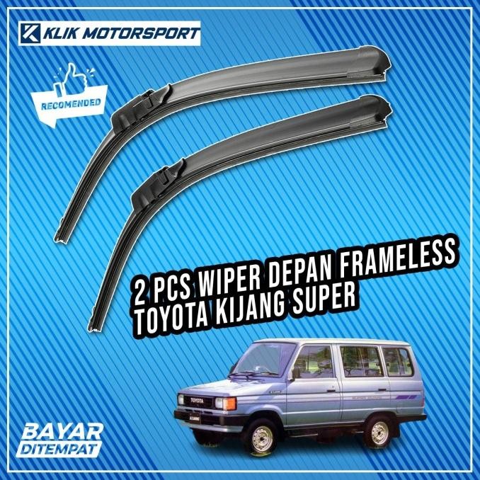 Toyota Kijang Super Wiper / Frameless Car Wiper - 1 Set Front | Shopee ...