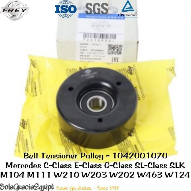 Pulley Tensioner Mercedes E320 W210 W203 W202 W463 W124 - 1042001070 ...