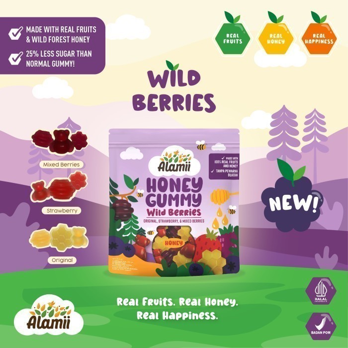 Alamii Honey Gummy New Variant (40 G) | Shopee Malaysia