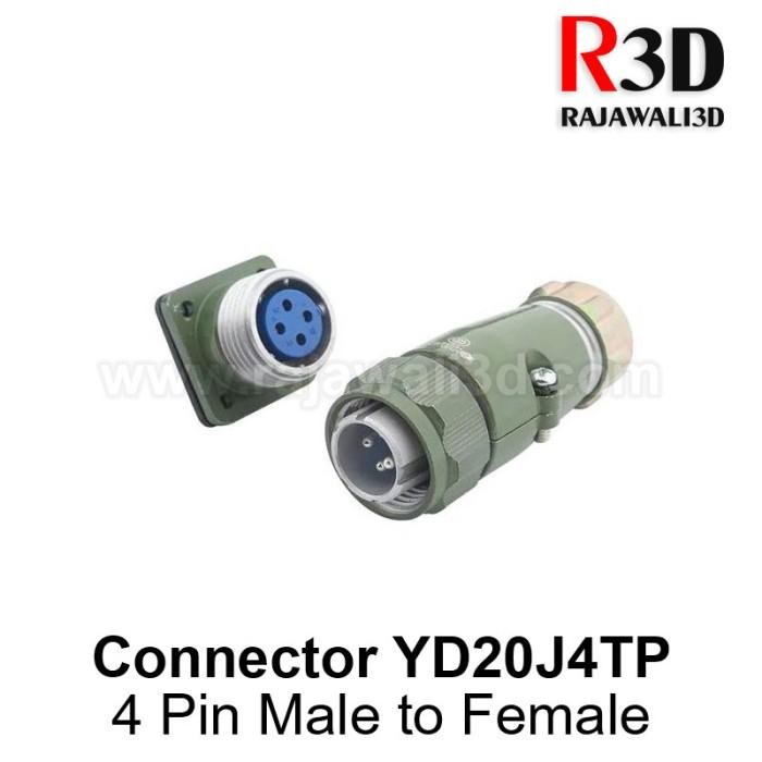 Engraving Machine Spindle Plug Socket Core Waterproof Aviation YD20J4TP ...