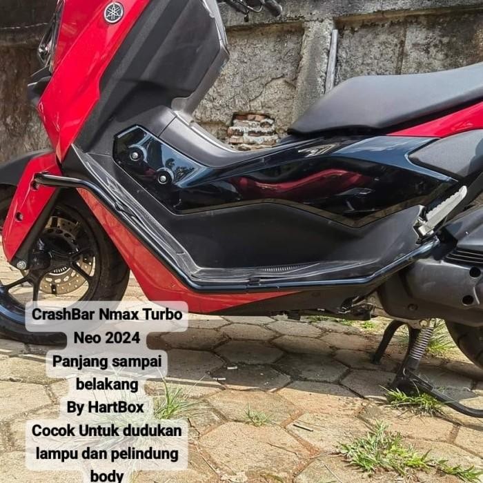 CrashBar NMAX NEO TURBO N MAX TURBO 2024 Tubular Iron Touring Bike ...