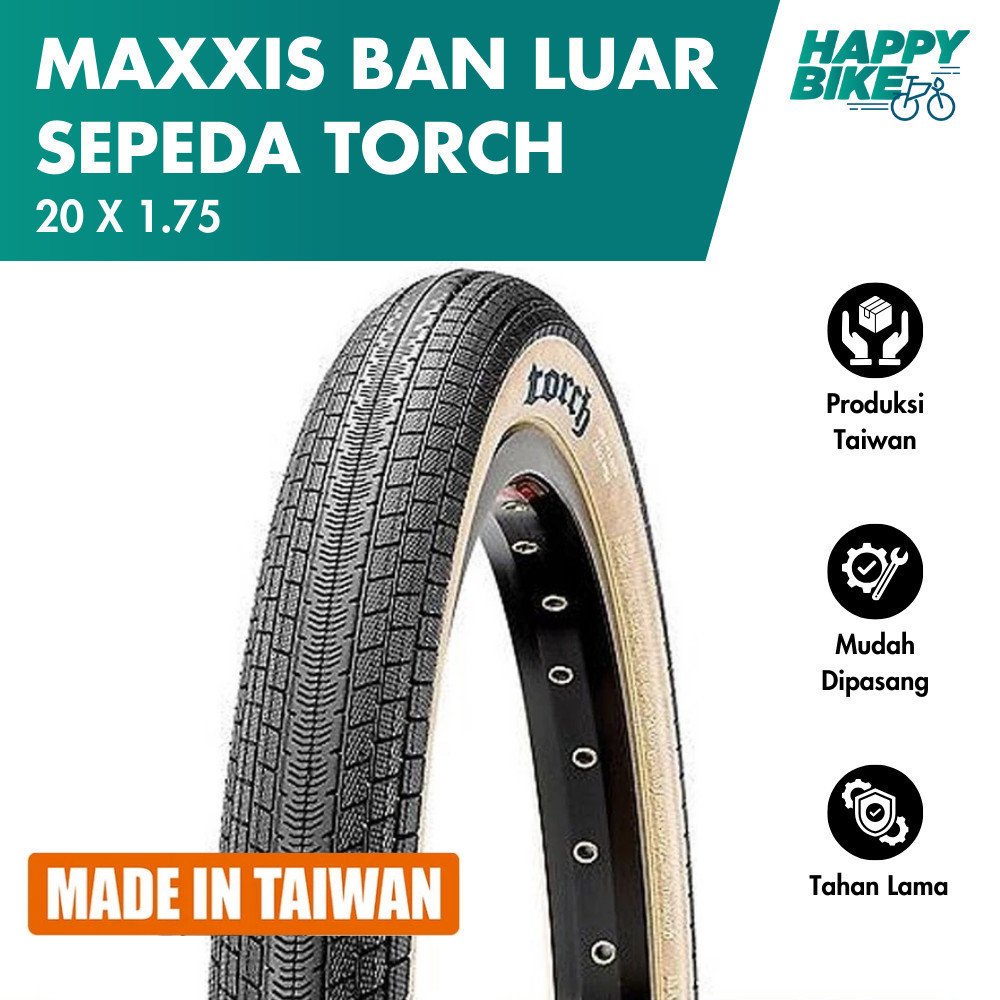 MAXXIS Tire Folding Bike BMX Minion Minivelo Torch 20 x 1.75 Skinwall ...