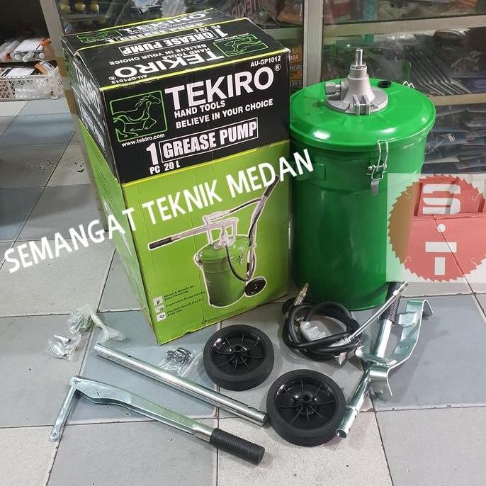 TEKIRO ORIGINAL AND TRUSTED MANUAL HAND GREASE PUMP 20L 20 L LITER DRUM ...