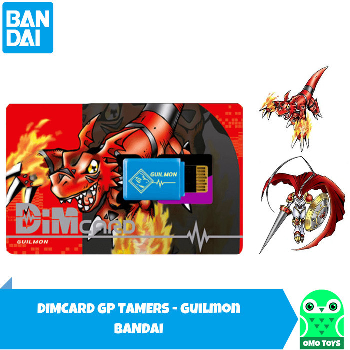 Dimcard Gp Tamers 01 Guilmon Premium Bandai Dim Card Original | Shopee ...