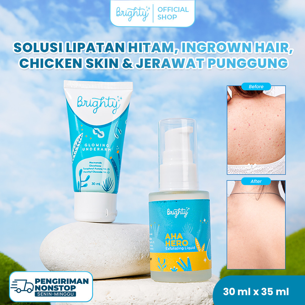 Brighty Glowing Underarm X Aha Hero Underarm Brightening Serum Underarm ...