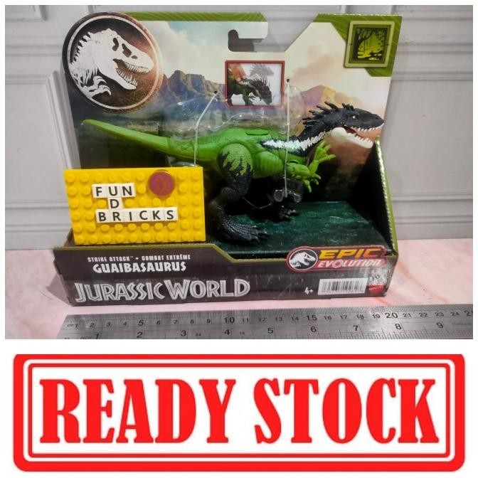 Mattel Jurassic World Epic Evolution Strike Attack Guaibasaurus ...