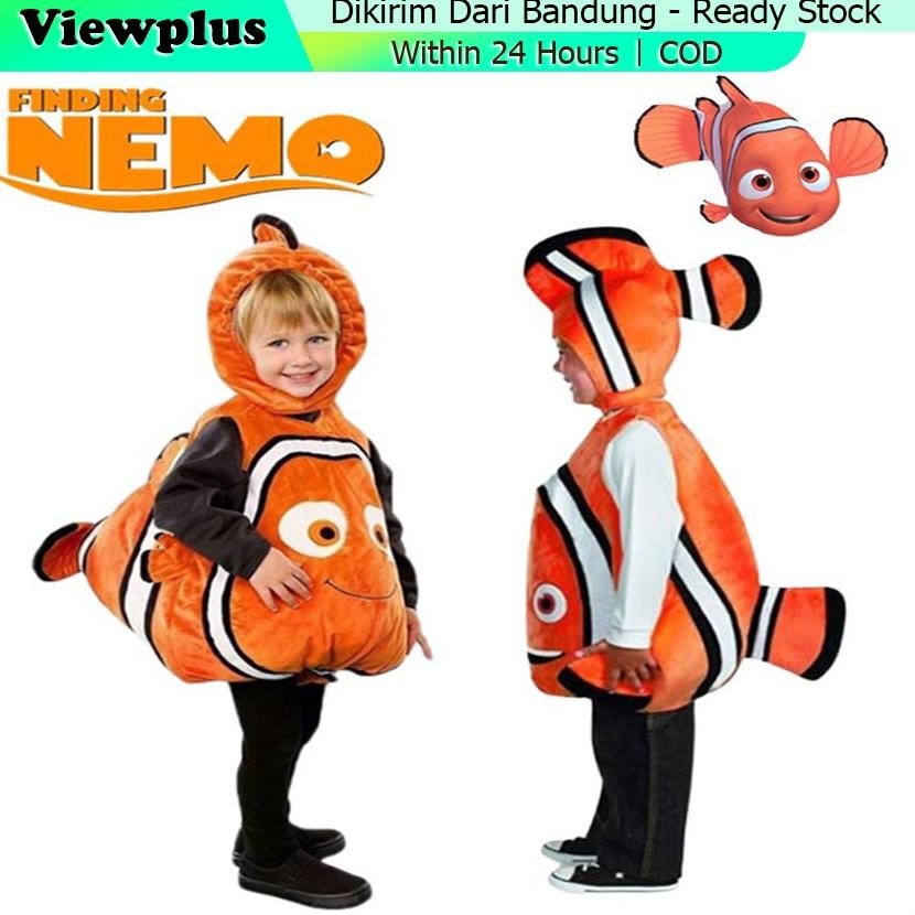 New Children's Nemo Costume Baby Finding Nemo Clown Fish Halloween Cute ...